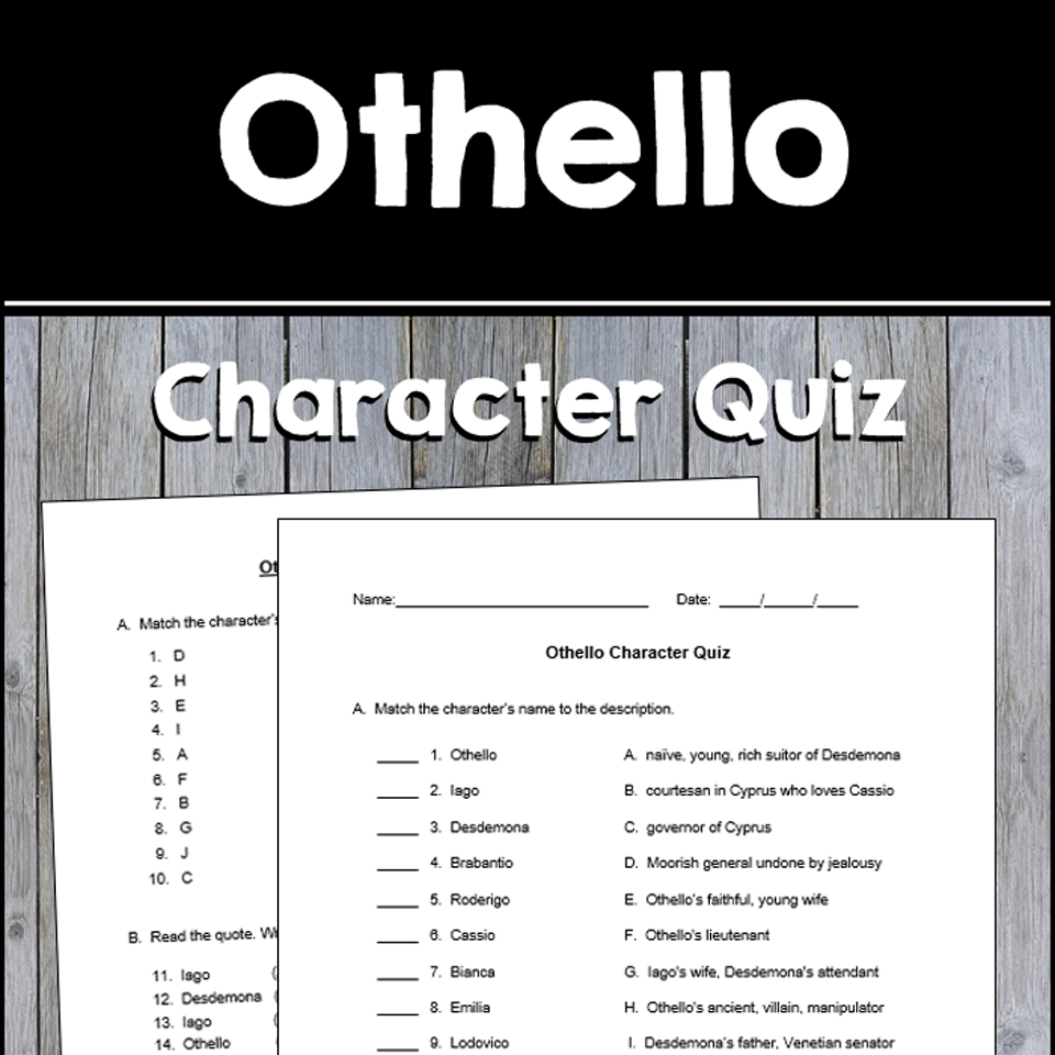 Romeo and Juliet Literary Devices Quiz with Answer Key | Made By Teachers