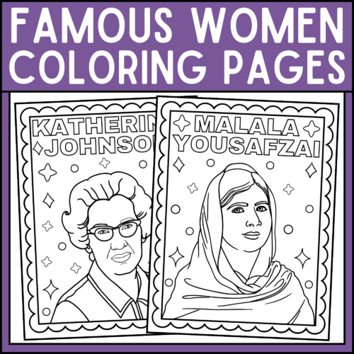 Famous Women Coloring Pages | Women's History Month Coloring Pages ...