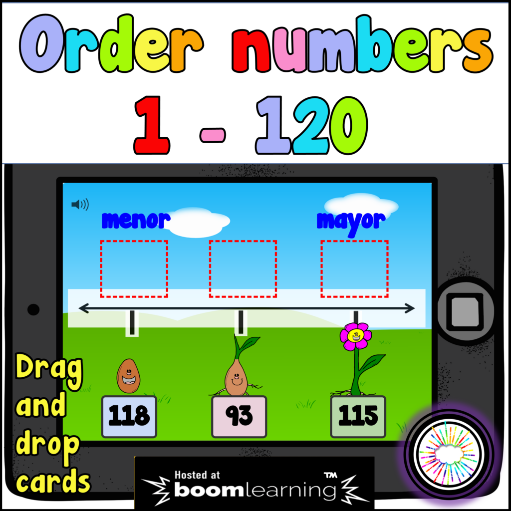 Order Numbers 1 - 120 Bundle Boom Cards™ | Made By Teachers