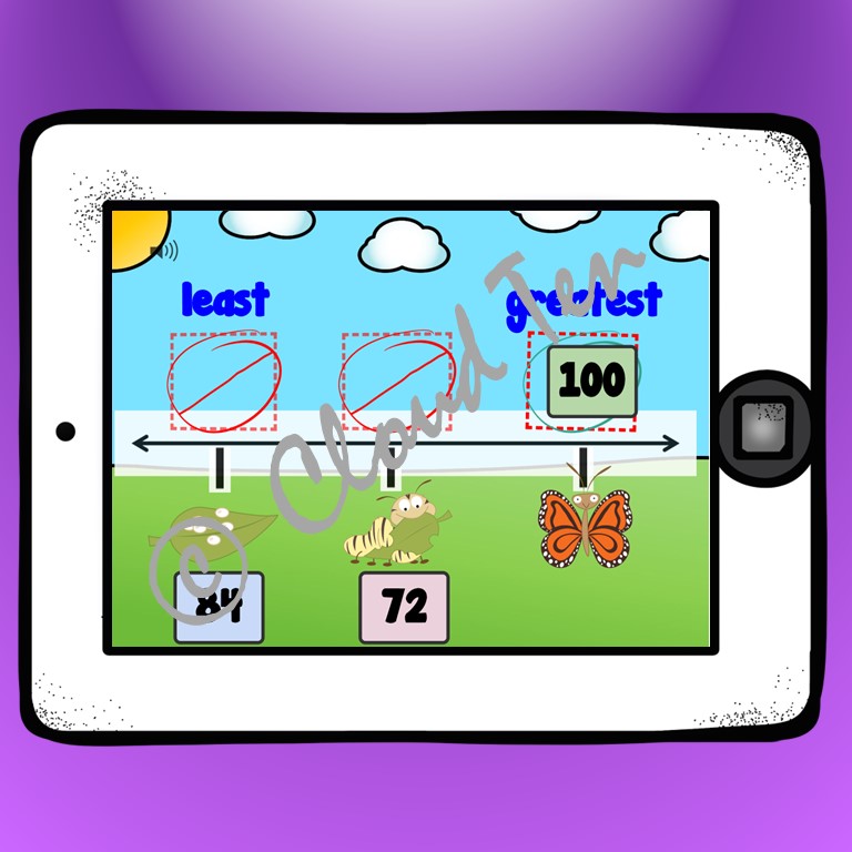 Order Numbers 1 - 100 Boom Cards™ | Digital Task Cards | Made By Teachers
