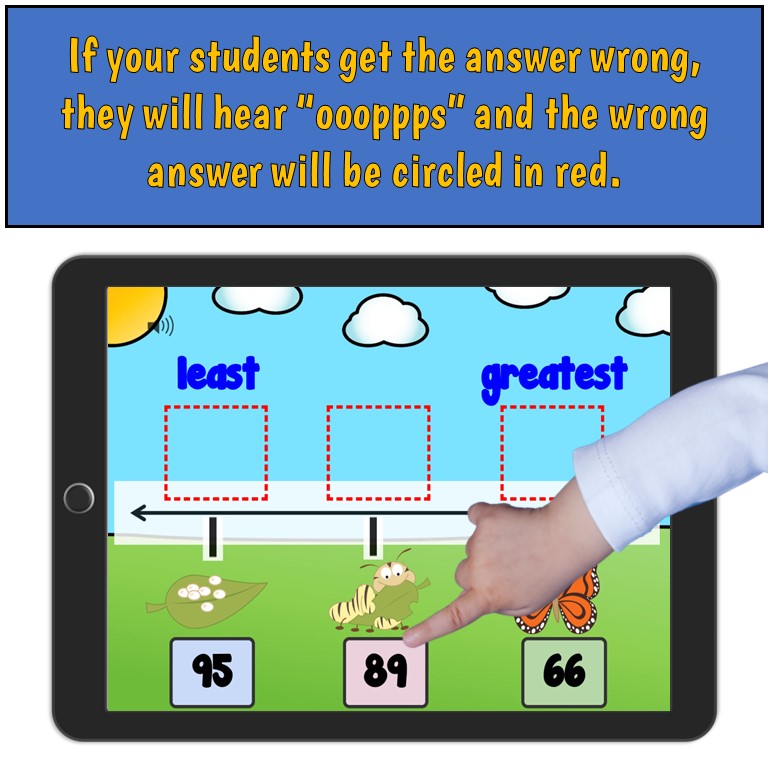 Order Numbers 1 - 100 Boom Cards™ | Digital Task Cards | Made By Teachers