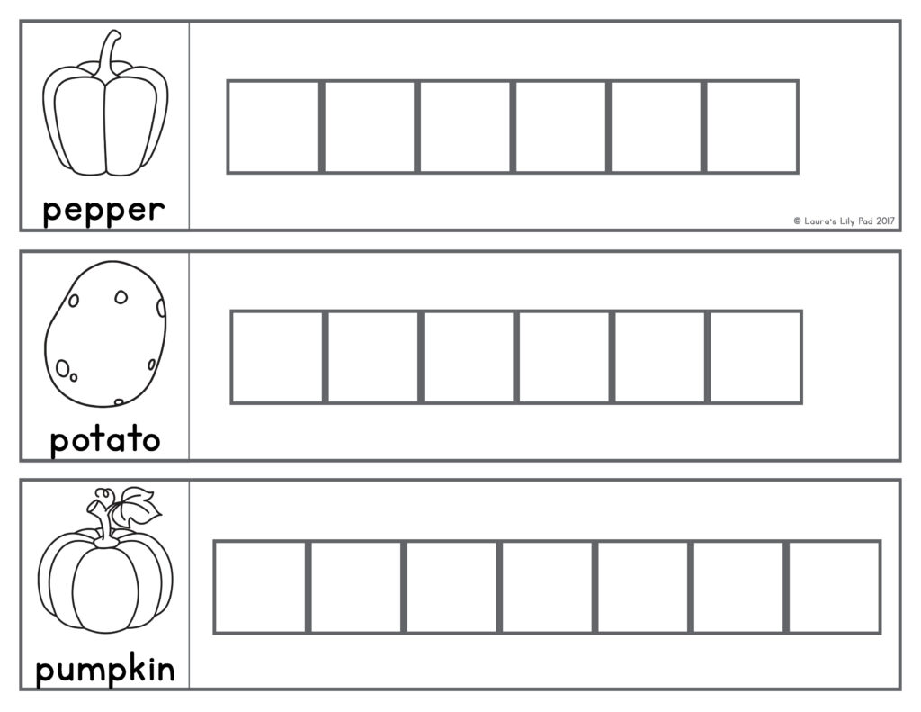 Fruit and Vegetables Word Letter Tiles Cards | Made By Teachers