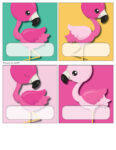 Flamingo Theme Editable Labels | Made By Teachers