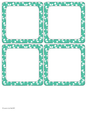 Flamingo Theme Editable Labels | Made By Teachers