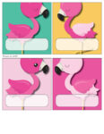 Flamingo Theme Editable Labels | Made By Teachers