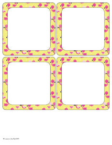 Flamingo Theme Editable Labels | Made By Teachers