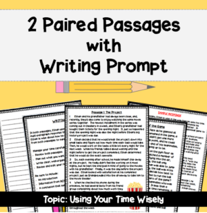 State Test Prep: Paired Passages with Writing Prompt - Topic: Using ...