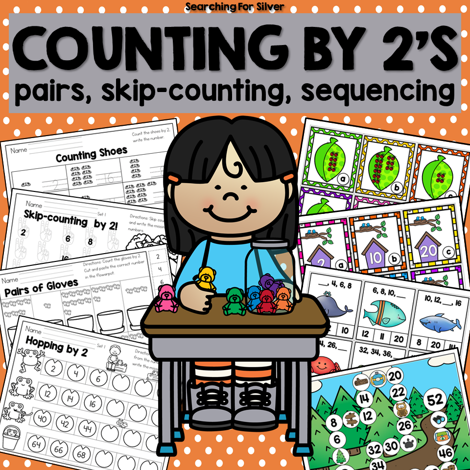 Counting by 2's: Pairs, Skip-counting, Sequencing, Counting On | Made ...