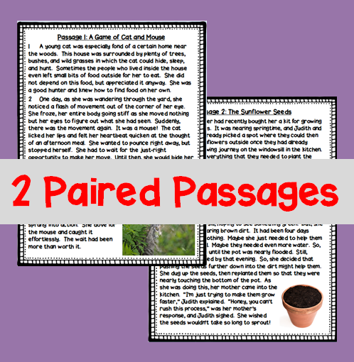 State Test Prep: Paired Passages with Writing Prompt - Topic: Being ...