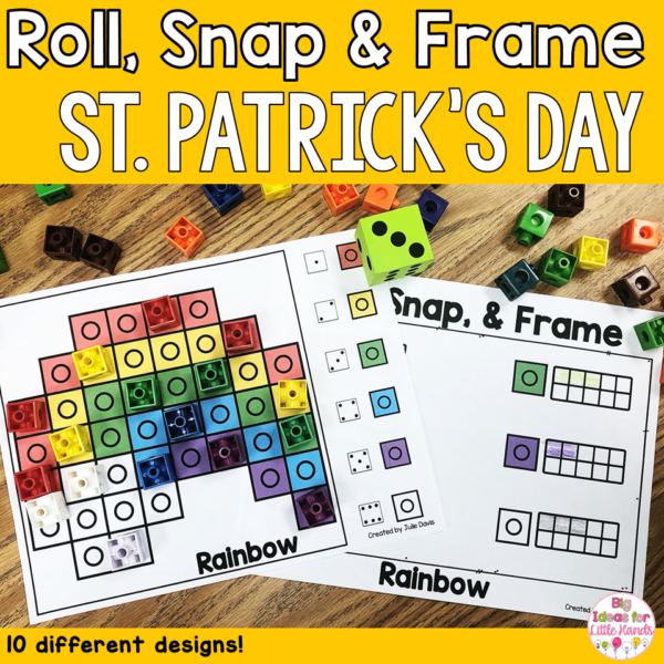 St Patrick's Day Math Center Activities | Ten Frames Games | Made By ...