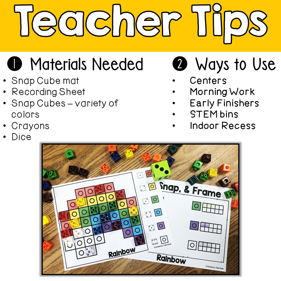 St Patrick's Day Math Center Activities | Ten Frames Games | Made By ...