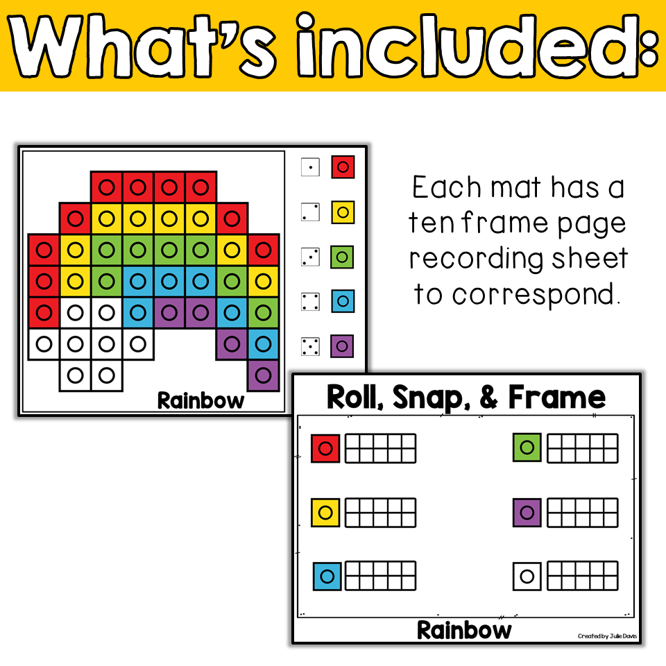 St Patrick's Day Math Center Activities | Ten Frames Games | Made By ...