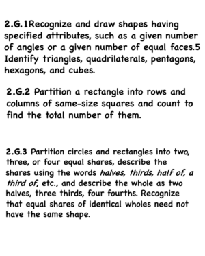 2.G.1, 2.G.2 2.G.3, 2nd Grade Geometry Standards | Made By Teachers