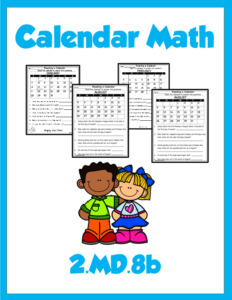 Calendar Math Worksheets 2nd Grade | Made By Teachers