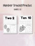 Number Writing Practice 1-10 | Made By Teachers