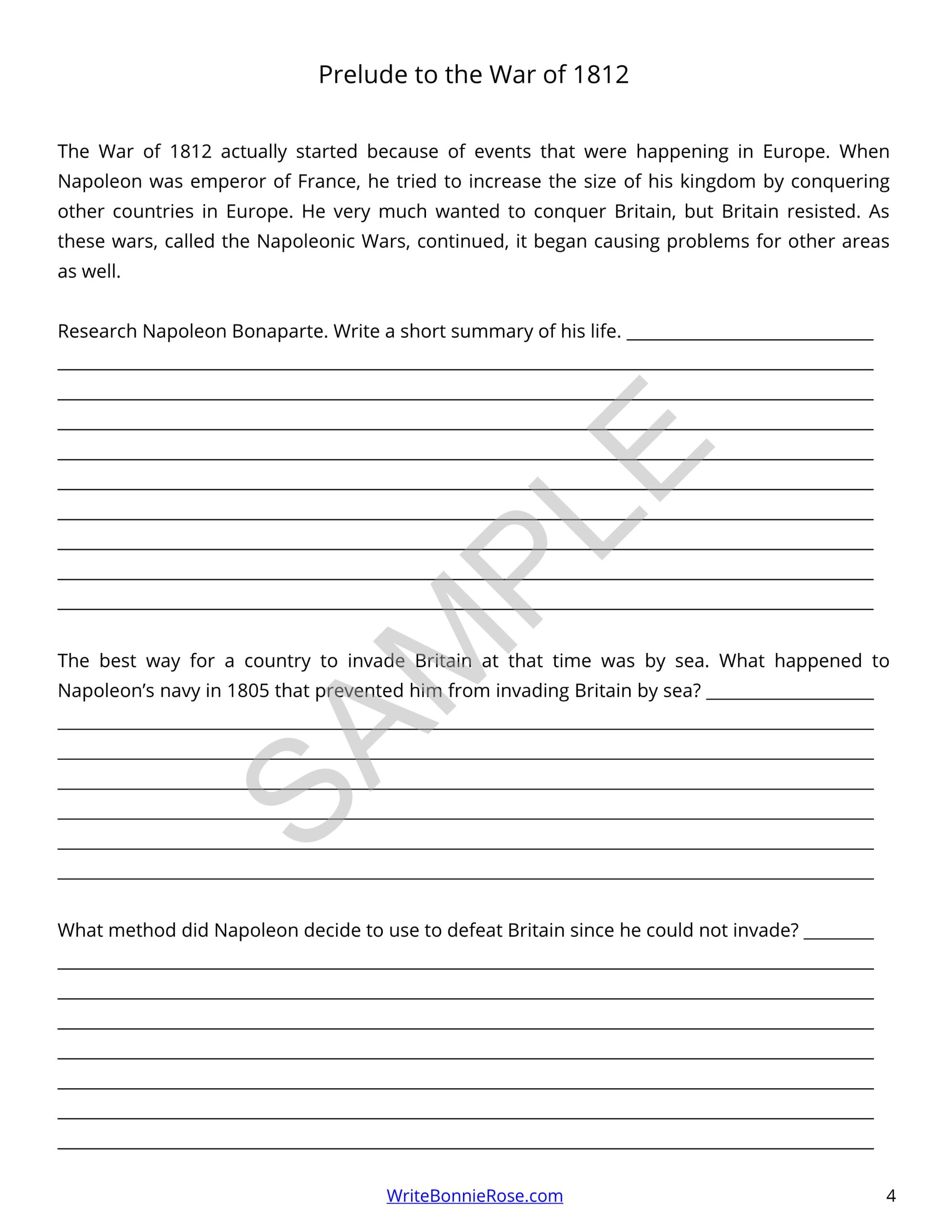 30 Days of History: War of 1812 | Made By Teachers