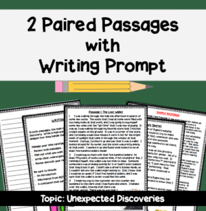 State Test Prep: Paired Passages with Writing Prompt - Unexpected ...