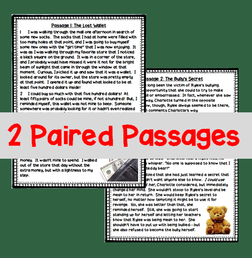 State Test Prep: Paired Passages with Writing Prompt - Unexpected ...