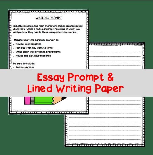 State Test Prep: Paired Passages with Writing Prompt - Unexpected ...