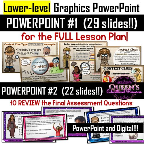 Context Clues Lesson, PowerPoints, and Activities, Context Clues ...