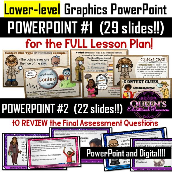 Context Clues Lesson, PowerPoints, and Activities, Context Clues ...