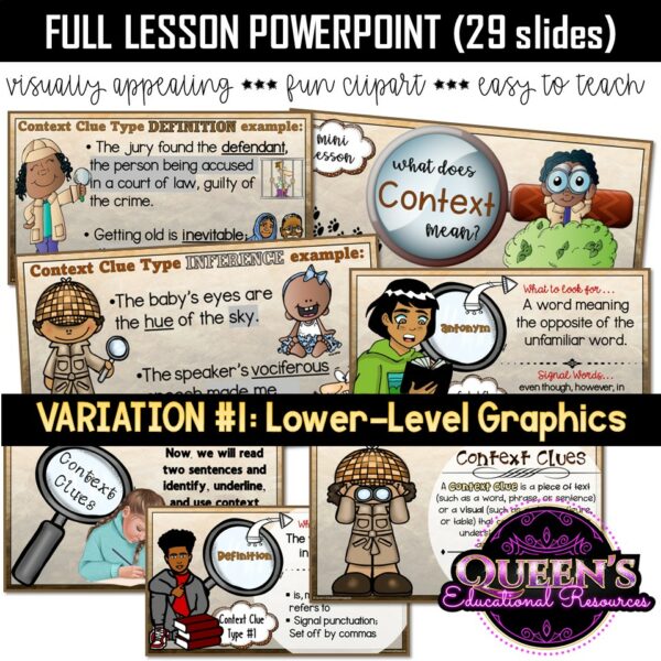 Context Clues Lesson, PowerPoints, and Activities, Context Clues ...