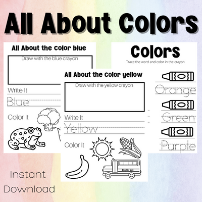 All About Colors- Color Words | Made By Teachers