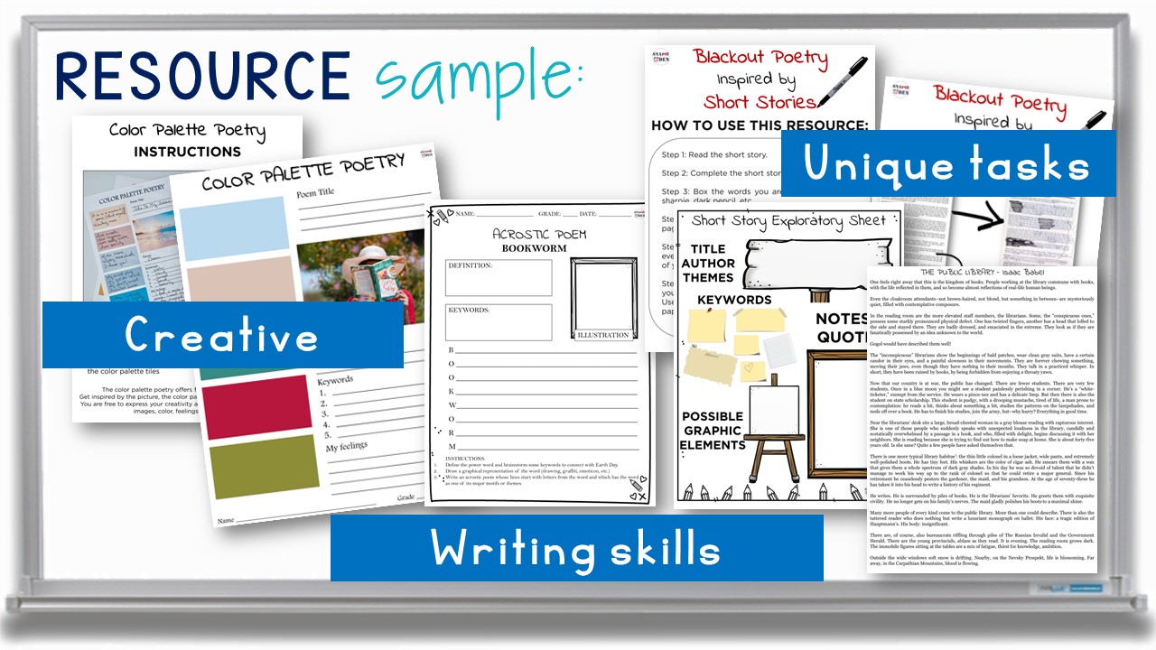 National Library Week Poetry Writing Activities - Poem Templates | Made ...