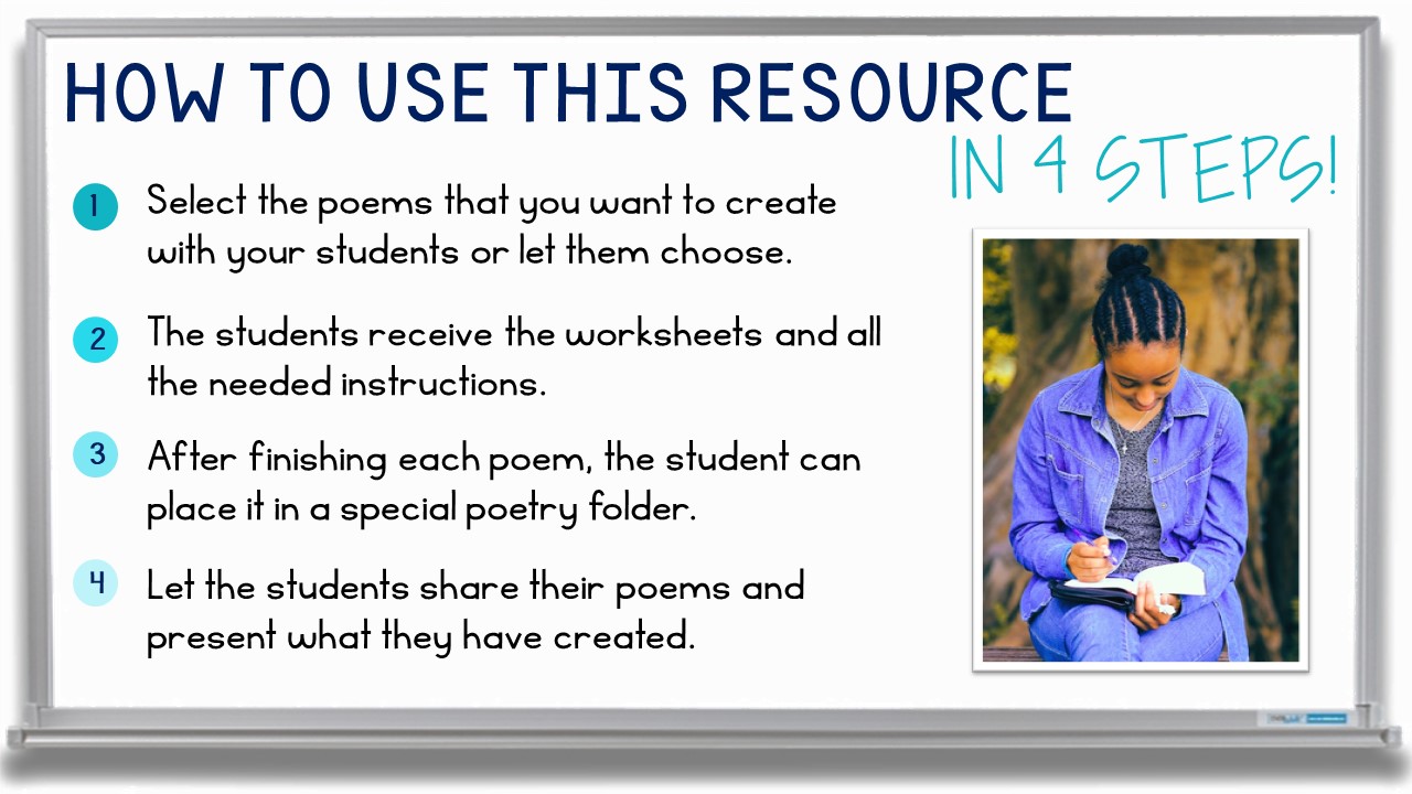 National Library Week Poetry Writing Activities - Poem Templates | Made ...