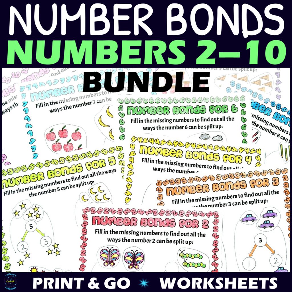 Number Bonds Activities BUNDLE | Printable | Made By Teachers