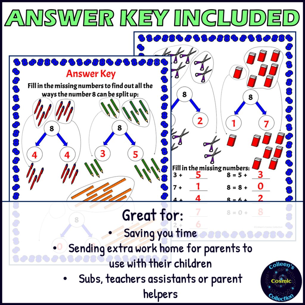 Number Bonds Activities BUNDLE | Printable | Made By Teachers