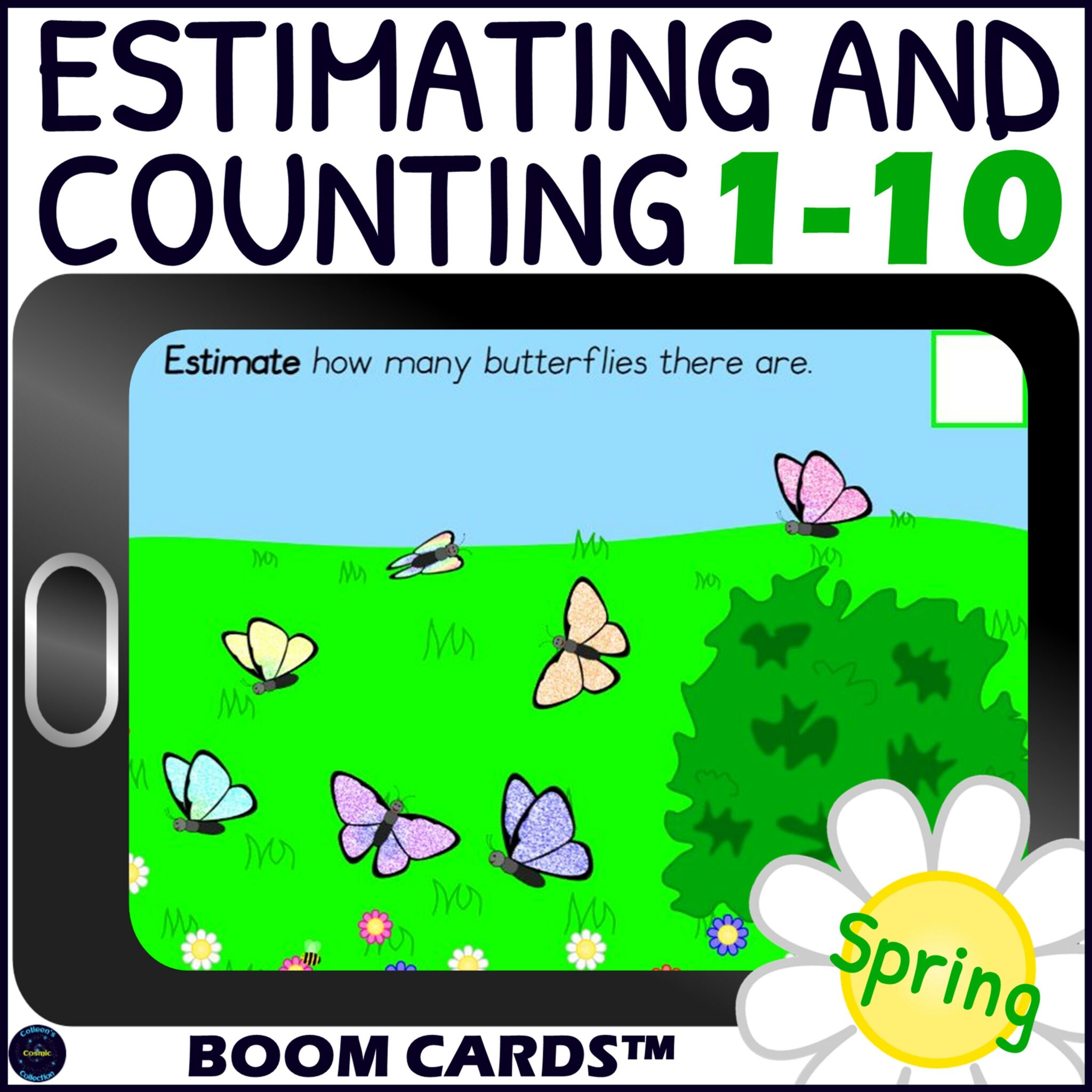 Spring Estimating and Counting to 10 Activity | Made By Teachers