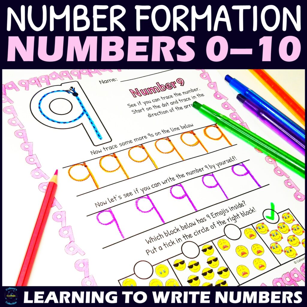 Number Formation Practice Worksheets | Made By Teachers