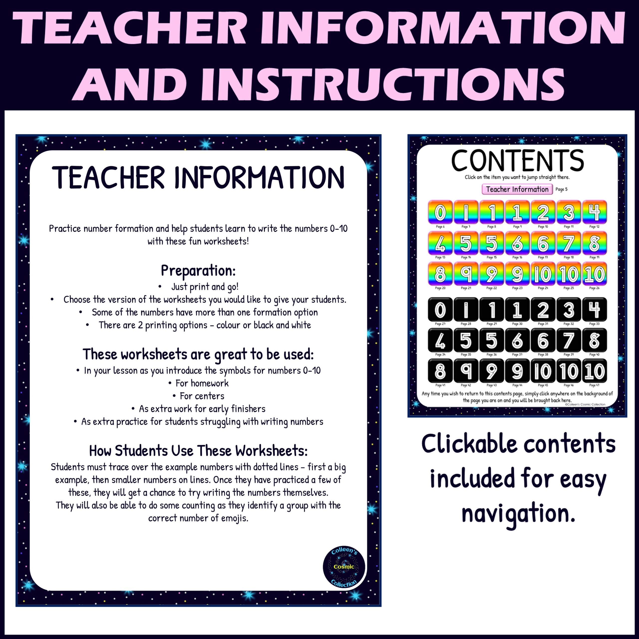 Number Formation Practice Worksheets | Made By Teachers