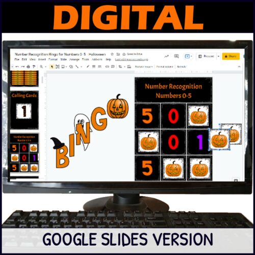 Halloween Number Recognition 0-5 Activity | Bingo | Made By Teachers