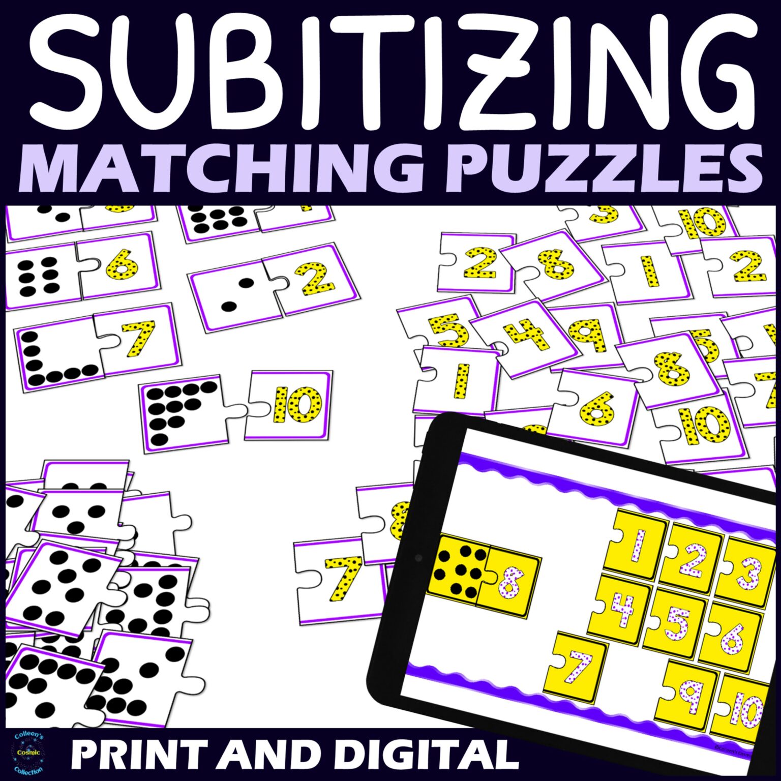 Subitizing Number Sense 1-10 Activity | Made By Teachers