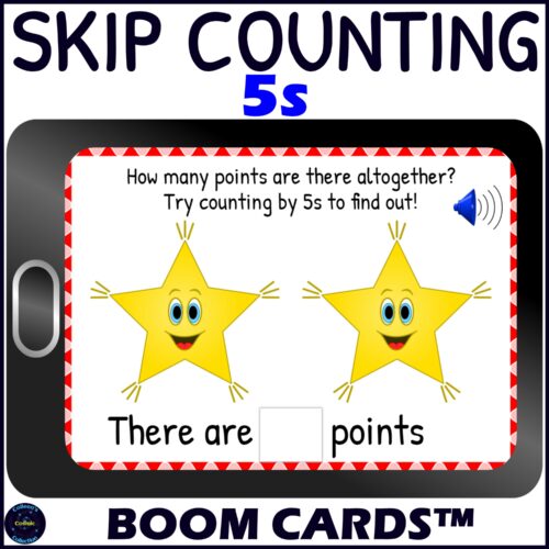 Skip Counting by 5s Digital Boom™ Cards | Made By Teachers