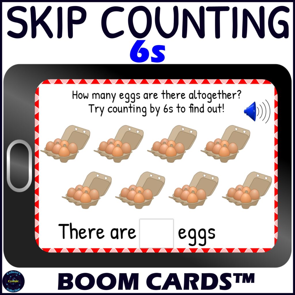 Skip Counting by 6s Digital Boom™ Cards | Made By Teachers
