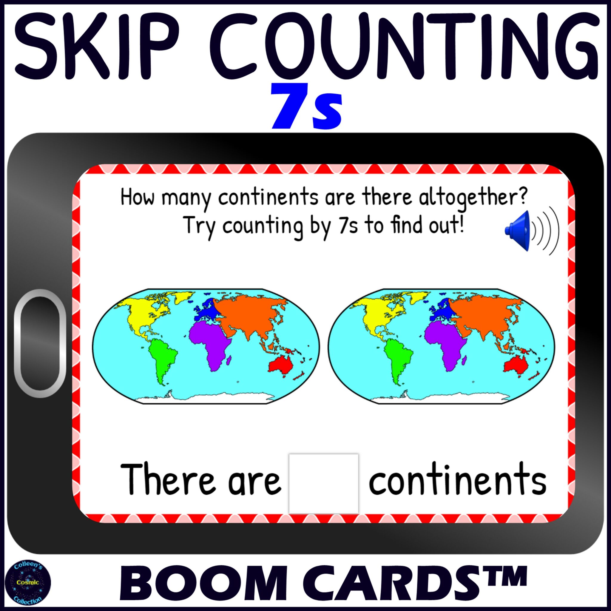 Skip Counting by 7s Digital Boom™ Cards | Made By Teachers