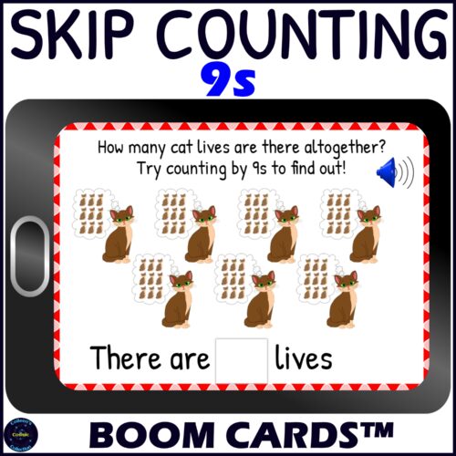 Skip Counting by 9s Digital Boom™ Cards | Made By Teachers