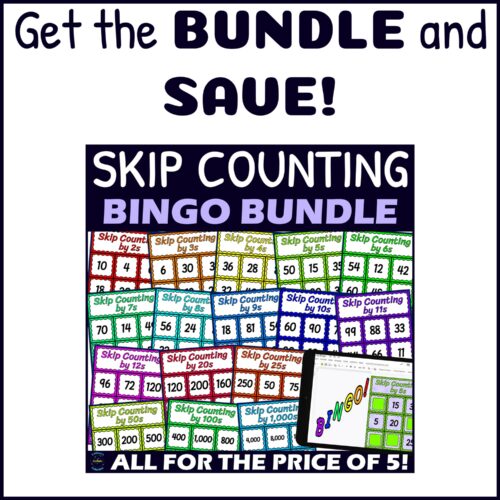 Skip Counting by 11s Activity | Bingo Game | Made By Teachers