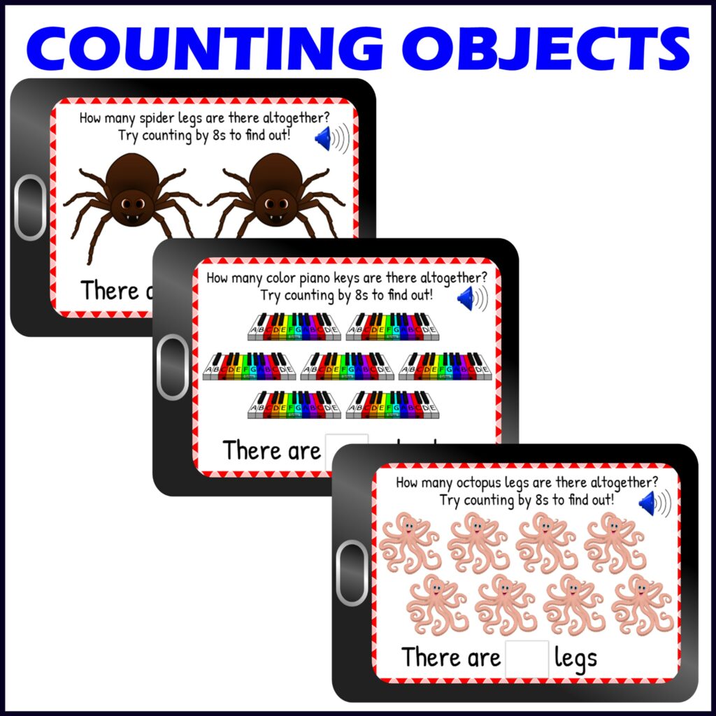 Skip Counting by 8s Digital Boom™ Cards | Made By Teachers