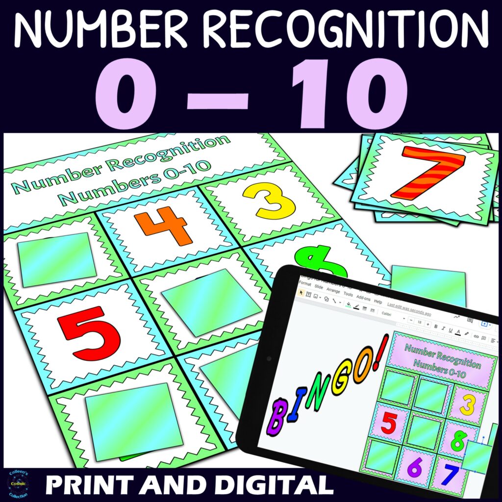 Number Recognition 0-10 Printable Activity | Bingo | Made By Teachers