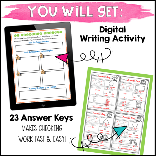 Morning Work 1st Grade Digital Google Slides and Printable | Month 4 ...