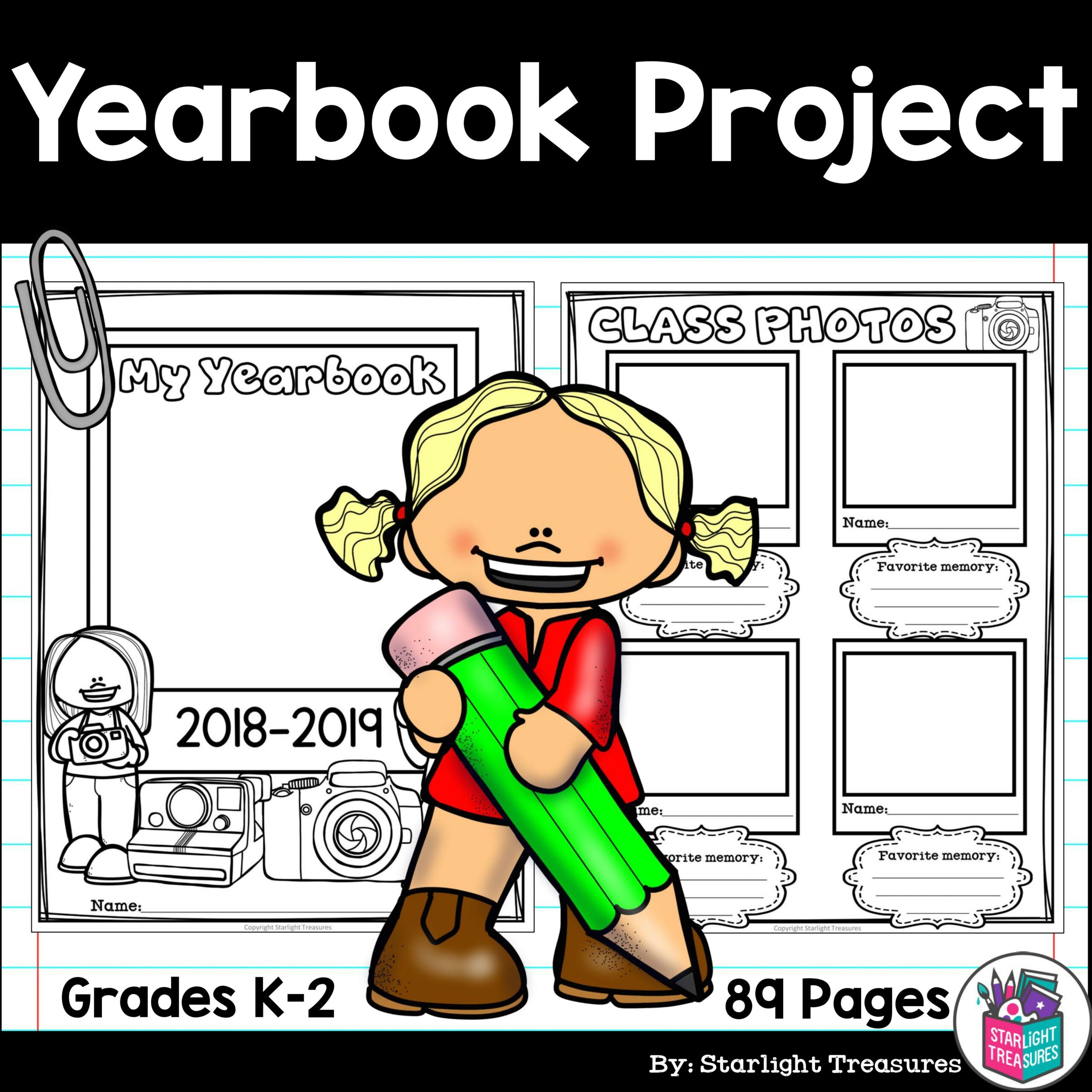 Create a Class Yearbook Project for Early Learners - Editable | Made By ...