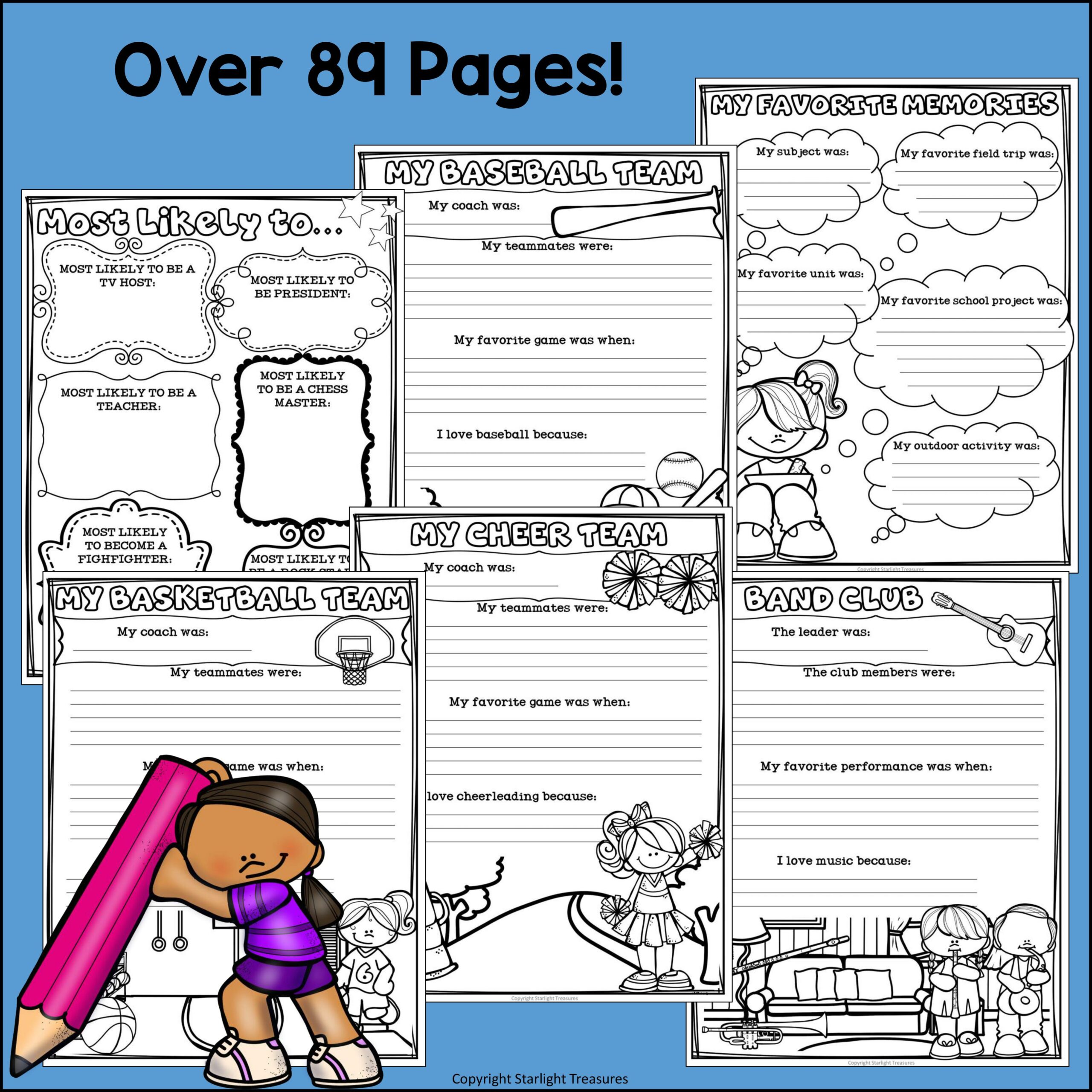 Create a Class Yearbook Project for Early Learners - Editable | Made By ...