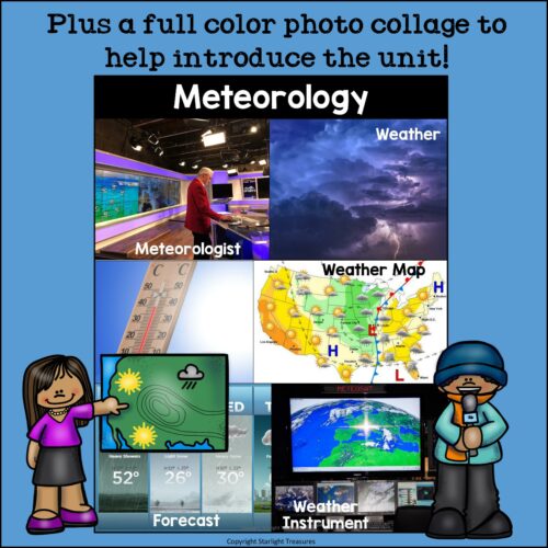 Meteorology and Weather Maps Mini Book for Early Readers | Made By Teachers