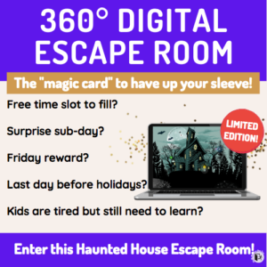 Halloween Escape Room - Haunted House - Digital Escape Room - Character ...