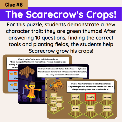 Halloween Escape Room - Haunted House - Digital Escape Room - Character ...