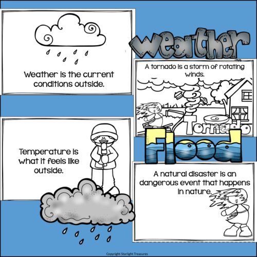 Natural Disasters Mini Book for Early Readers | Made By Teachers